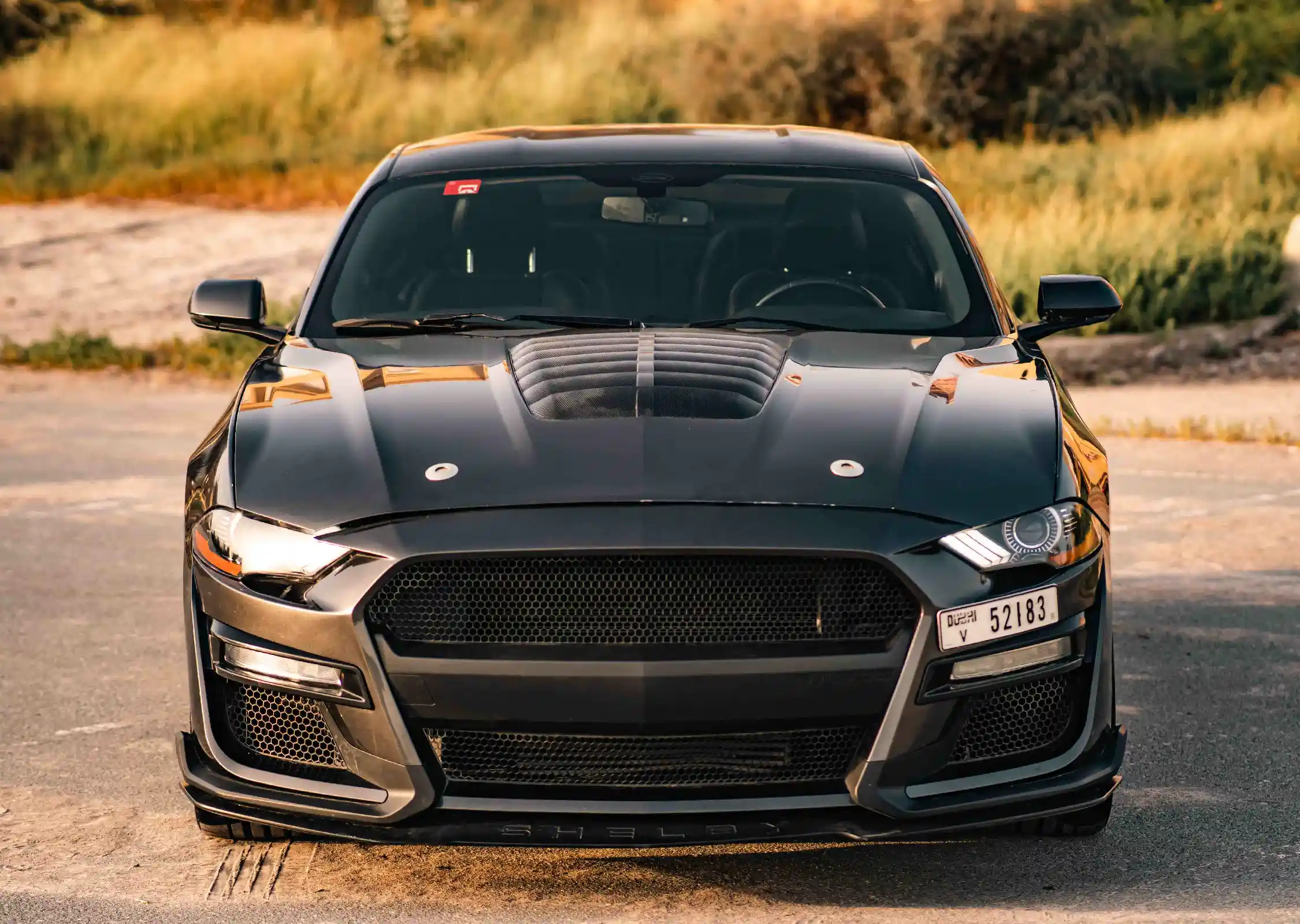 Rent Grey Ford Mustang in Dubai – Speedy Machine Car Rental